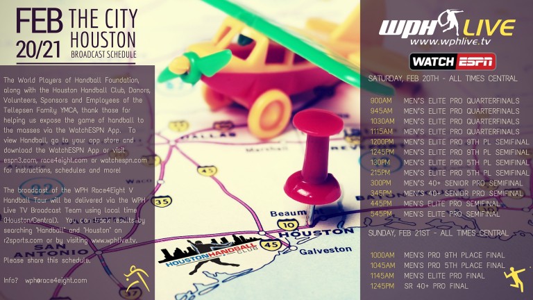 WPH R48Pro Houston Broadcast Schedule: ESPN This Weekend! | WPHLiveTV